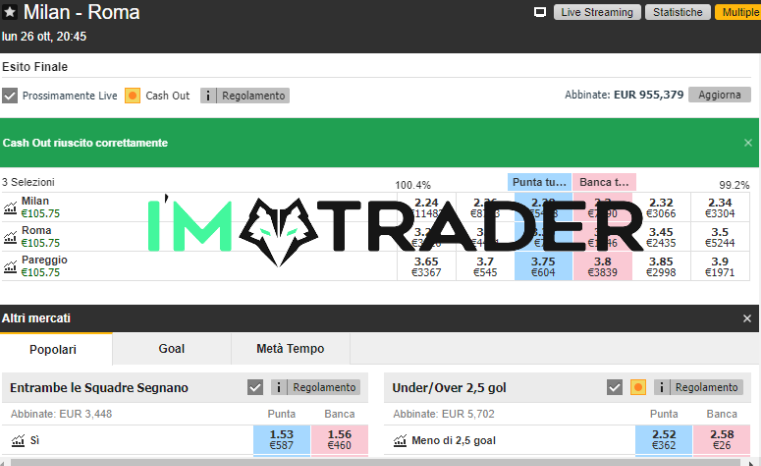 Trading Sportivo | Sport Trader | I'mTrader