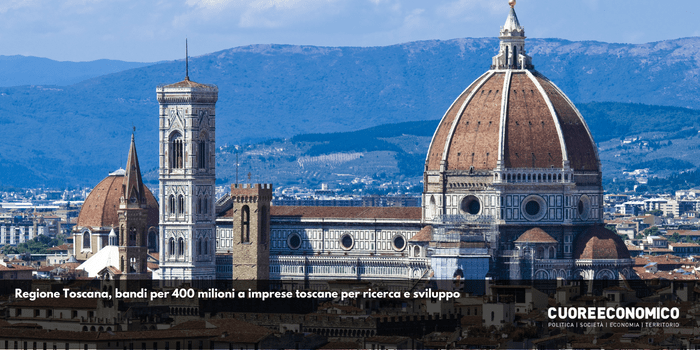 Regione Toscana, bandi per 400 milioni a imprese toscane per ricerca e ...