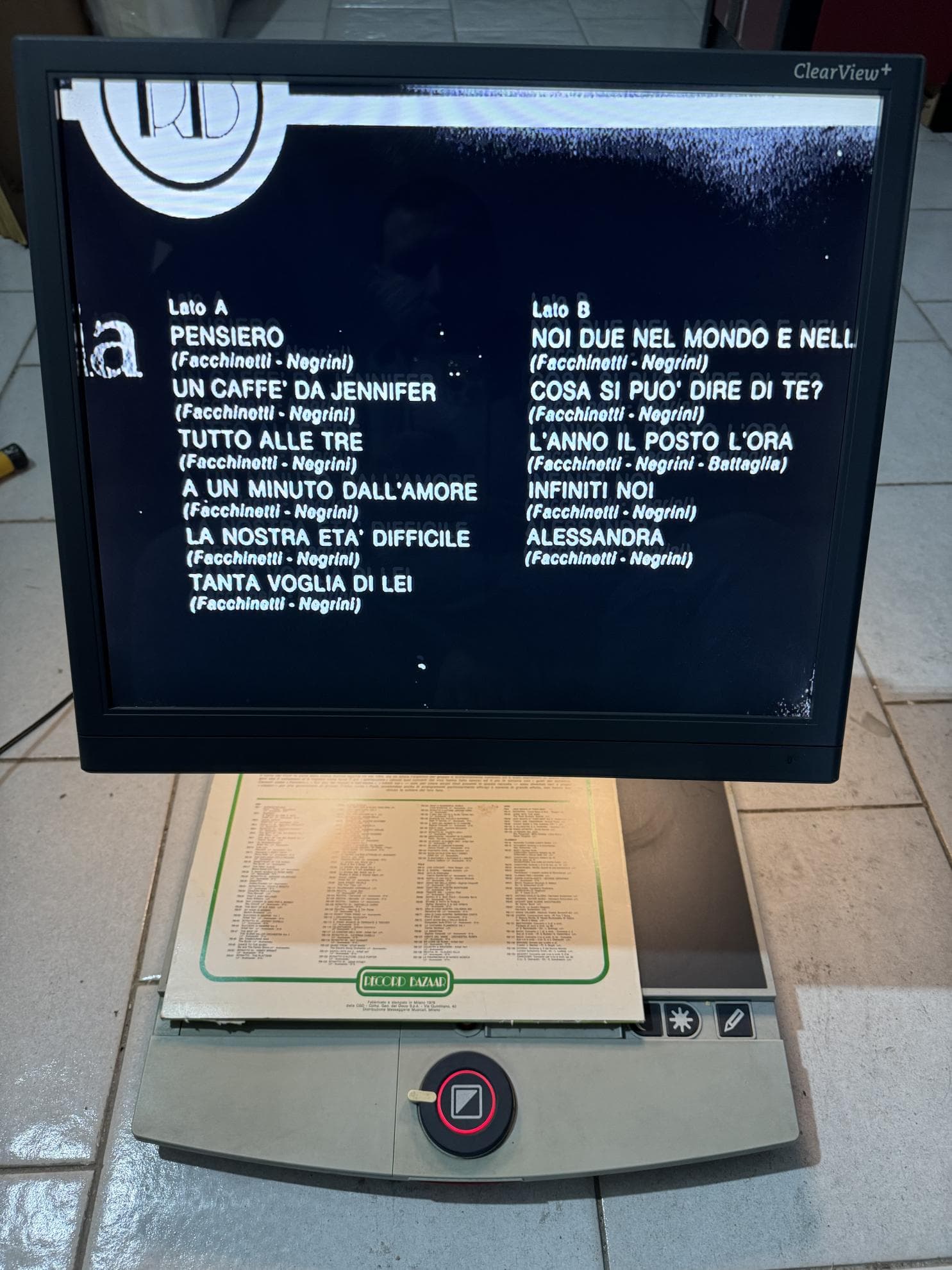 Ingranditore per la lettura della prestigiosa marca Optelec Tieman ...