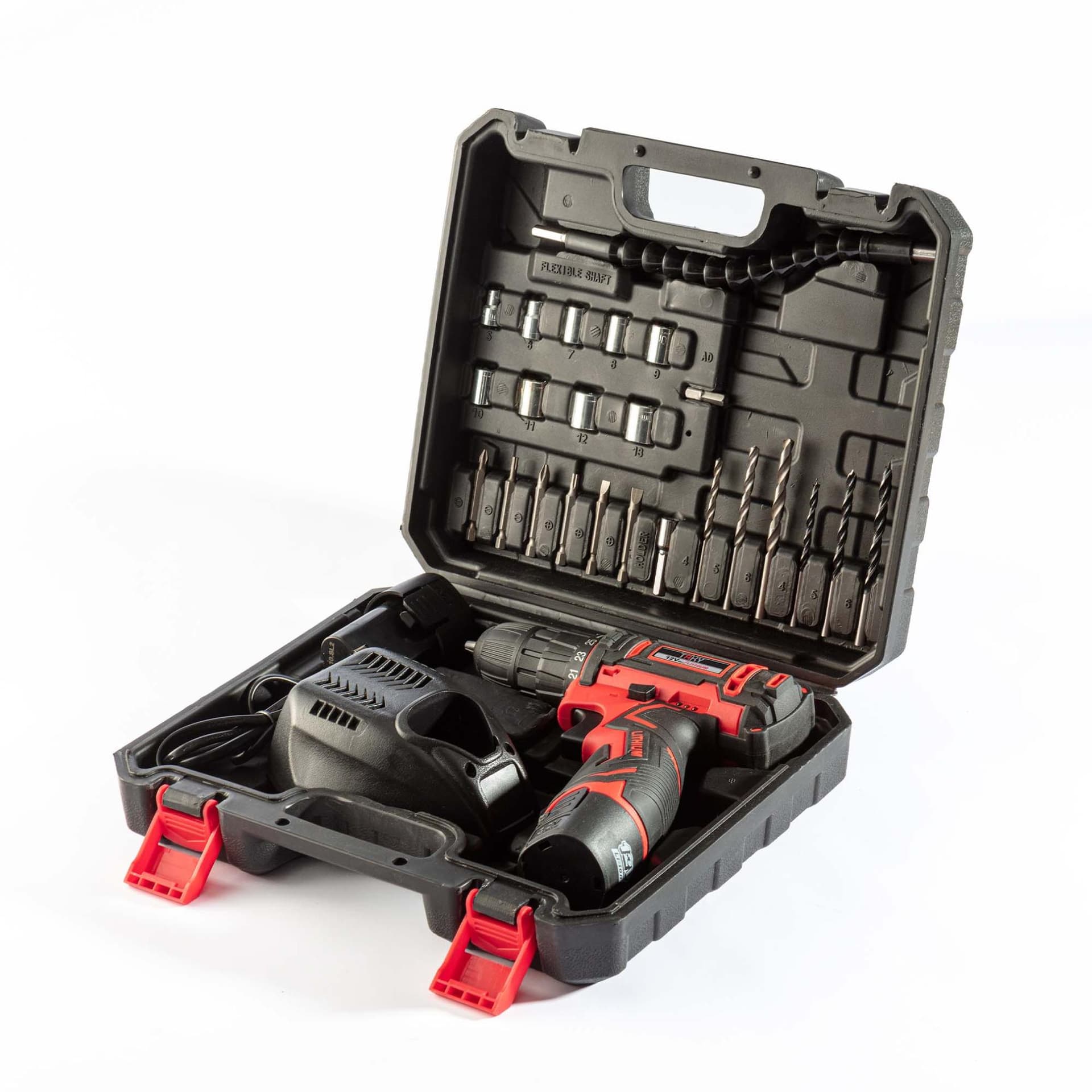 Taky - Trapano avvitatore senza fili 12v con batterie agli ioni di ...