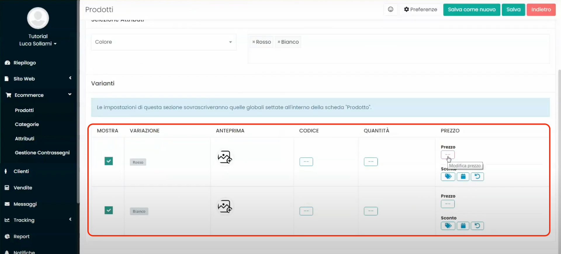 Panoramica ecommerce | Framework360