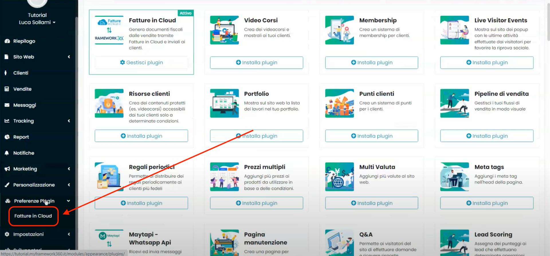 Integrazione Fatture in Cloud | Framework360