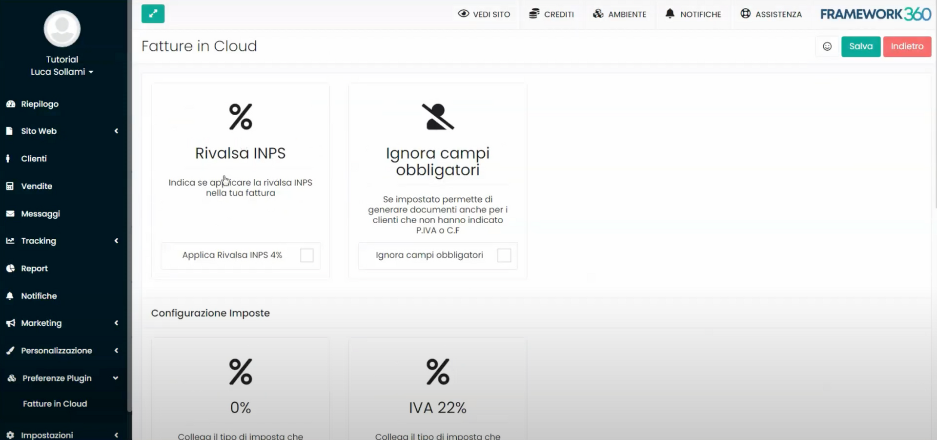 Integrazione Fatture in Cloud | Framework360