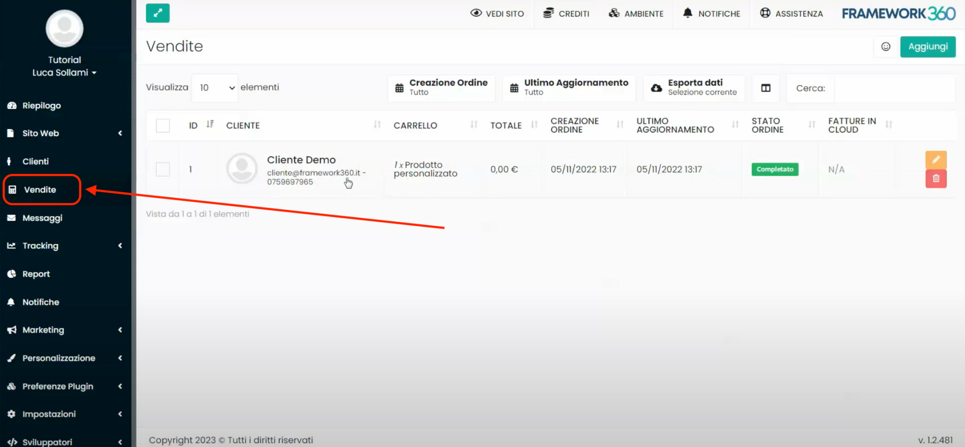 Integrazione Fatture in Cloud | Framework360