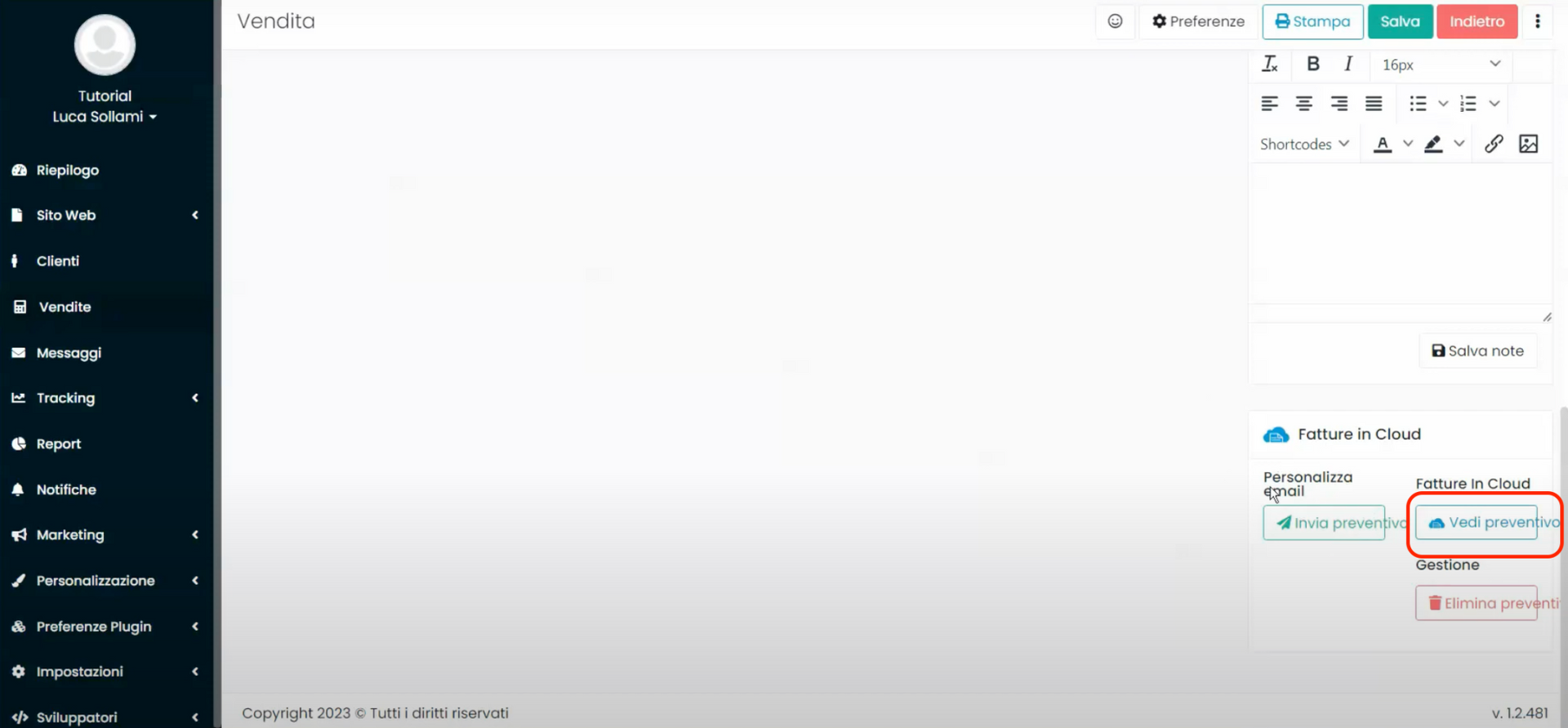 Integrazione Fatture in Cloud | Framework360
