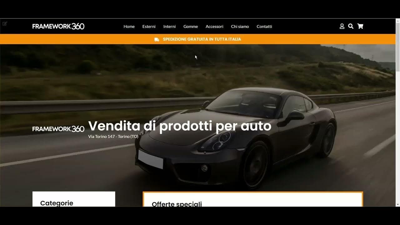 Creare categorie e sotto categorie Ecommerce | Framework360
