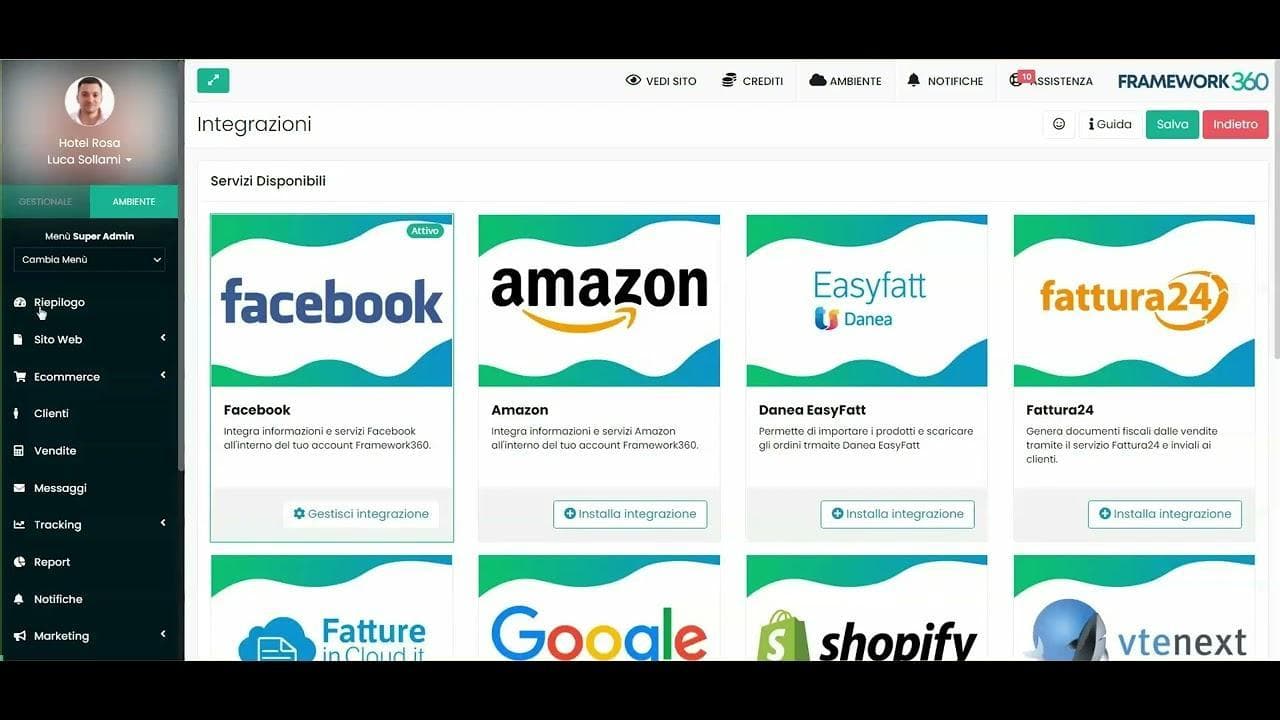 Integrazioni | Framework360