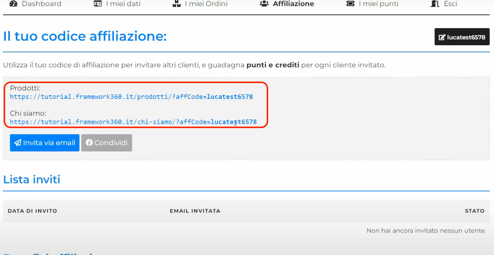 Plugin Affiliazione | Framework360