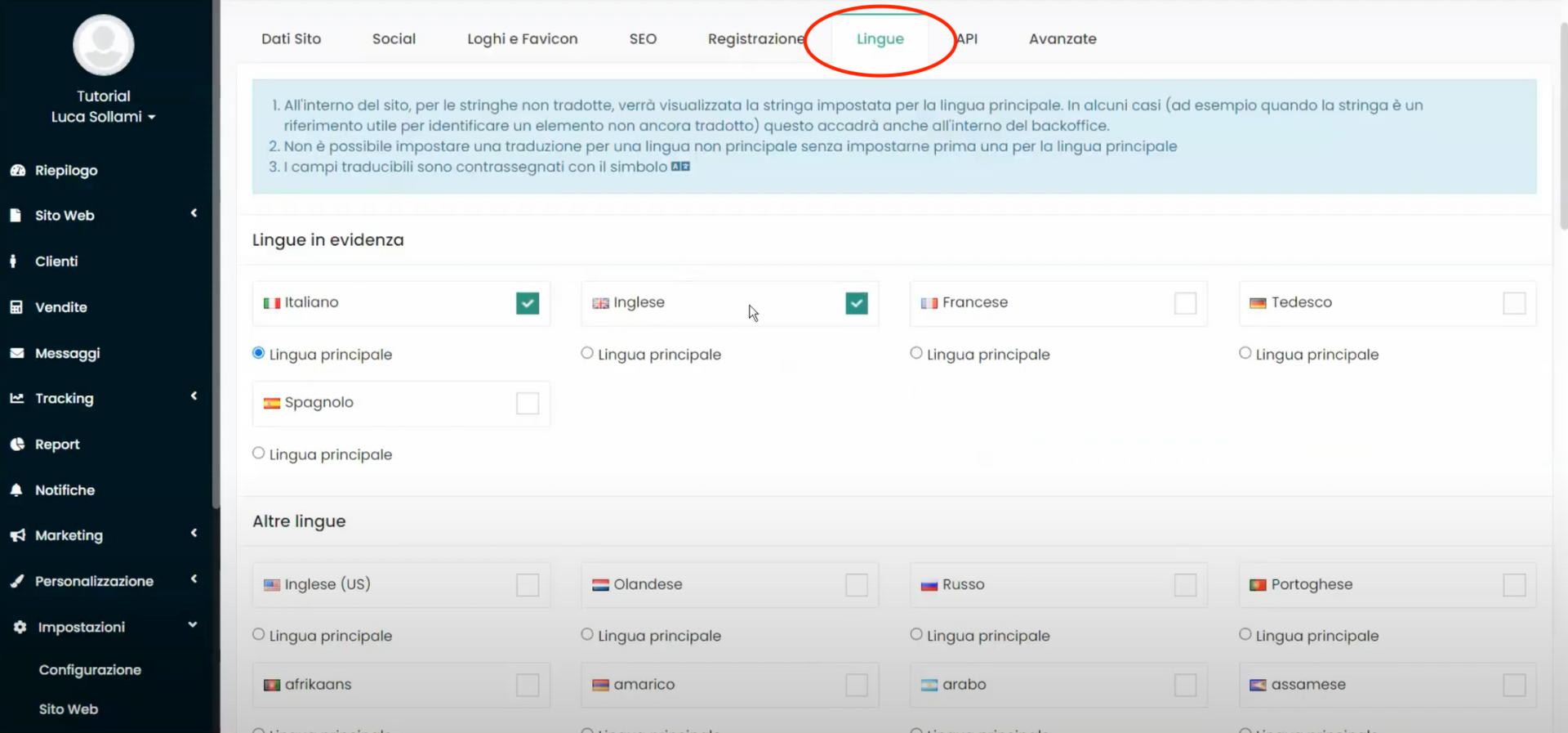 Multilingue | Framework360